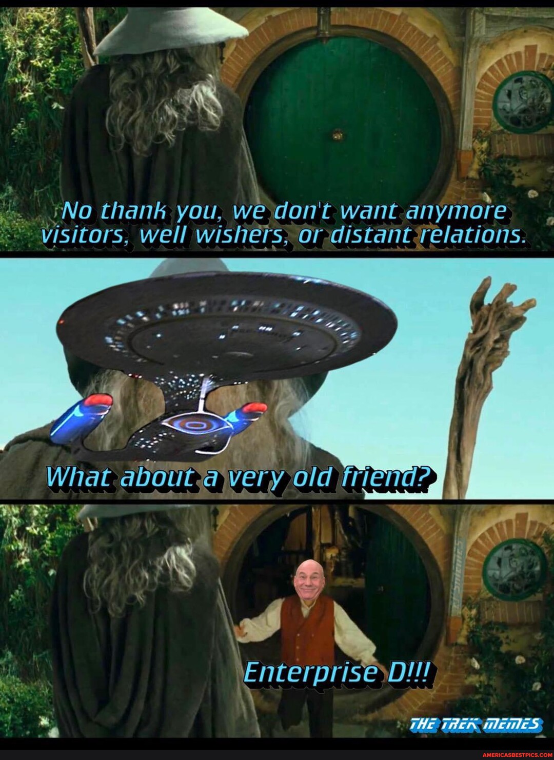 -No thank you. we don't want anymore visitors. well wishers; or distant ...