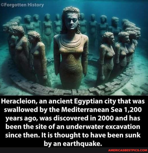 History Heracleion, an ancient Egyptian city that was swallowed by the ...