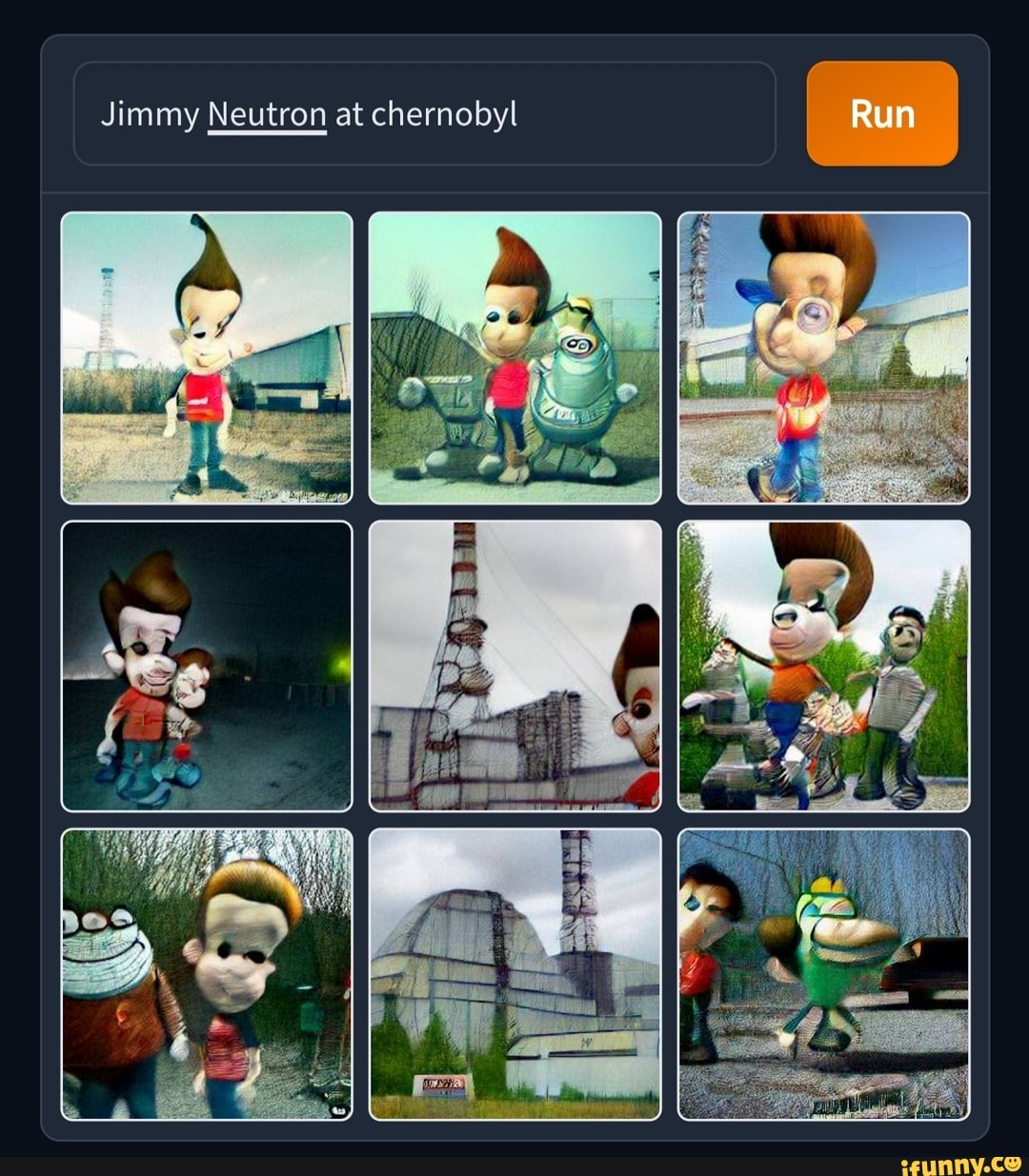 Run Jimmy Neutron at chernobyl Jimmy - iFunny