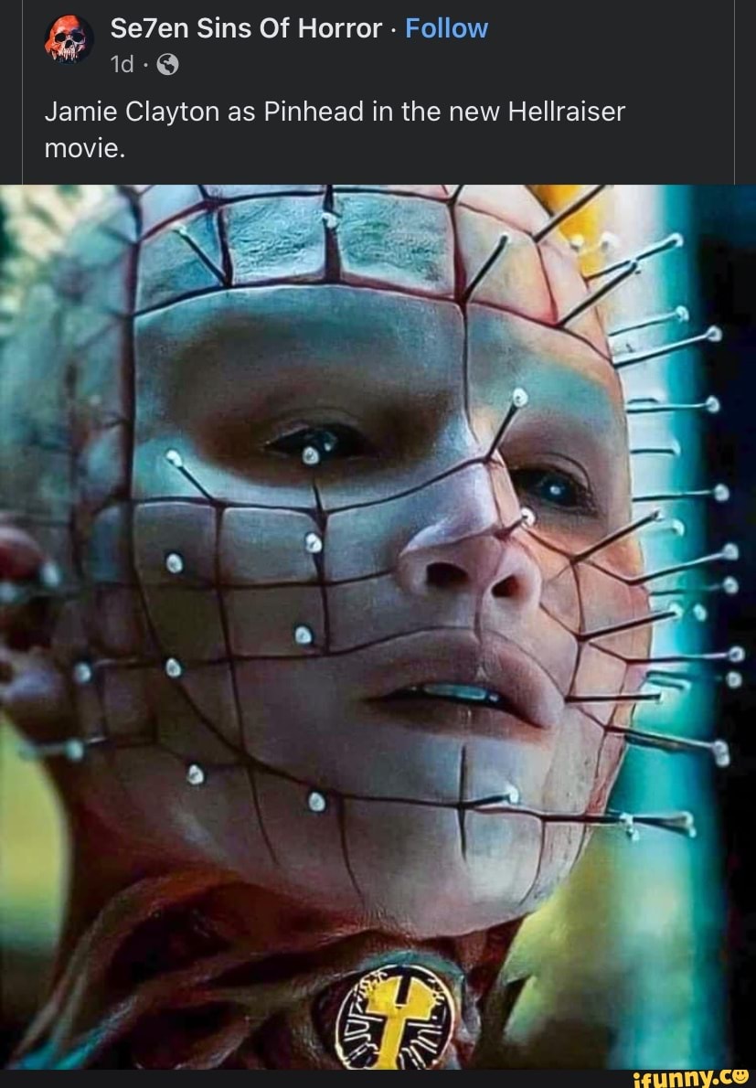 Se7en Sins Of Horror - Follow Jamie Clayton as Pinhead in the new ...