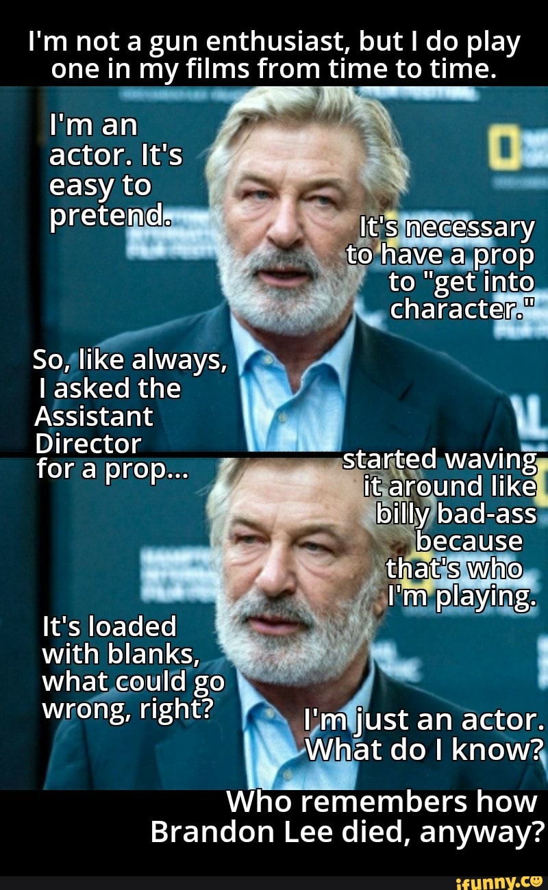 I'm not a gun enthusiast, but do play one in my films from time to time ...