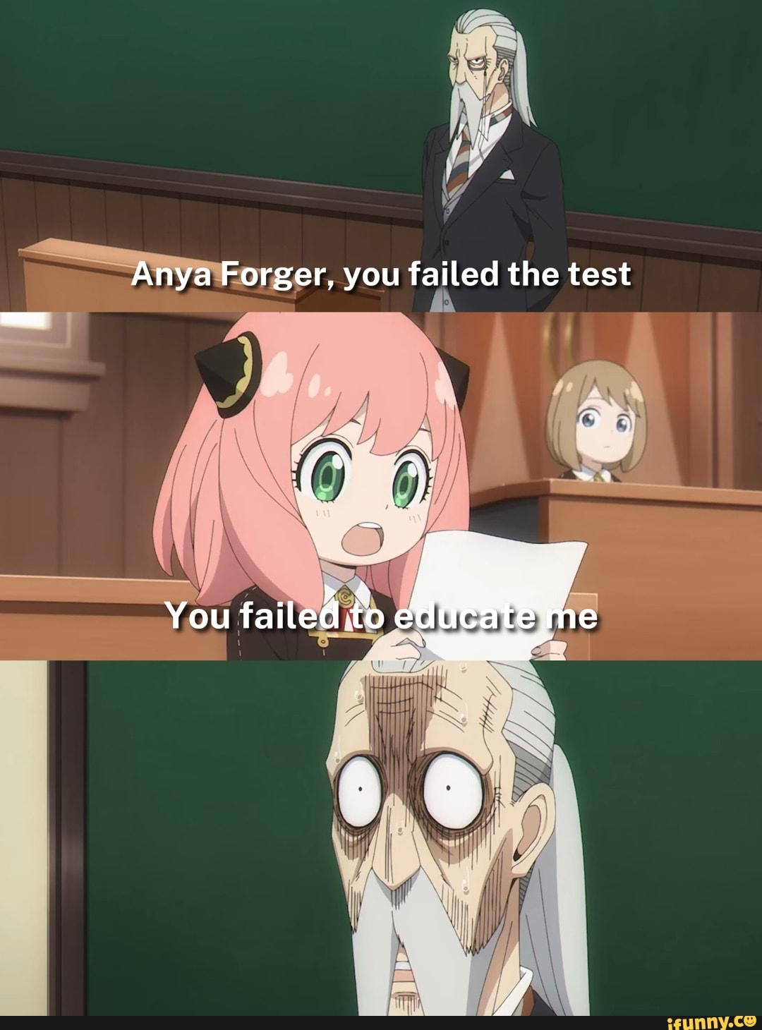 Anya Forger, you failed the test \ & You failed to - iFunny