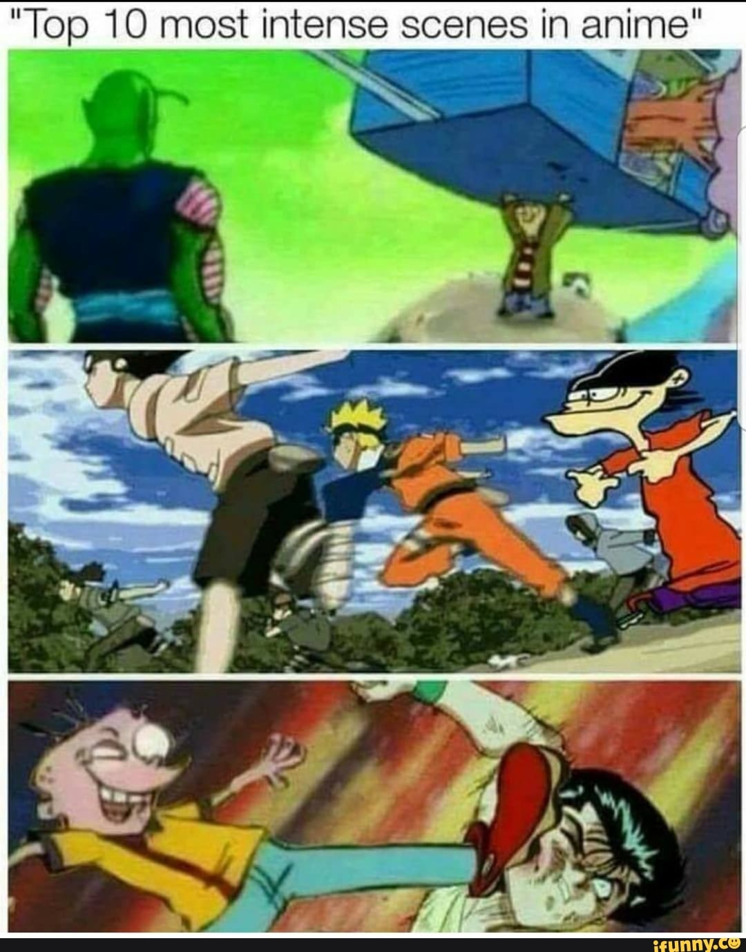 "Top 10 most intense scenes in anime" - iFunny