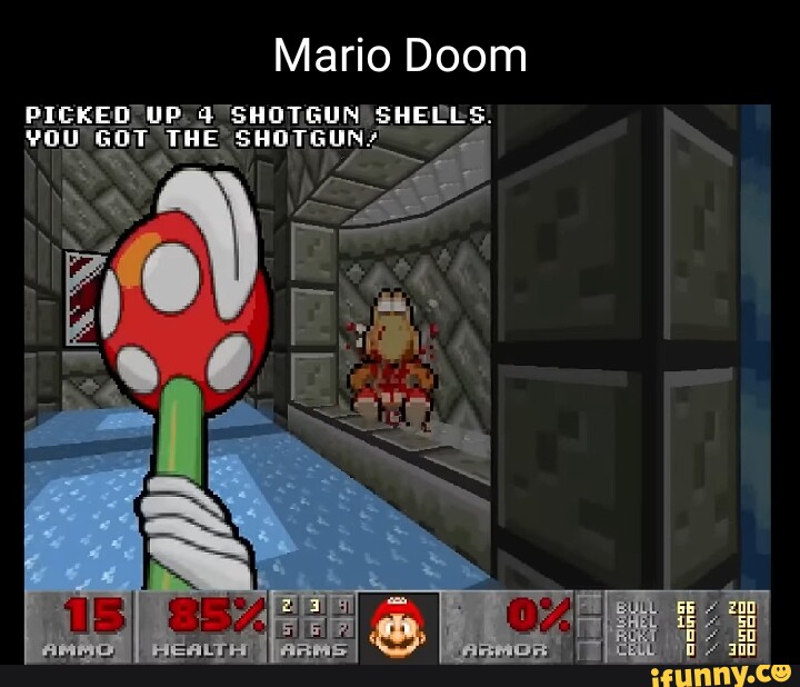 Mario Doom UP "SHOTGUN SHELLS. SHOTGUN - iFunny