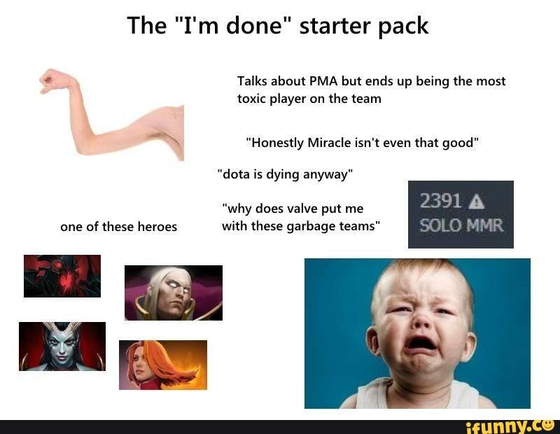 Ez - The "I'm done" starter pack Talks about PMA but ends up being the ...