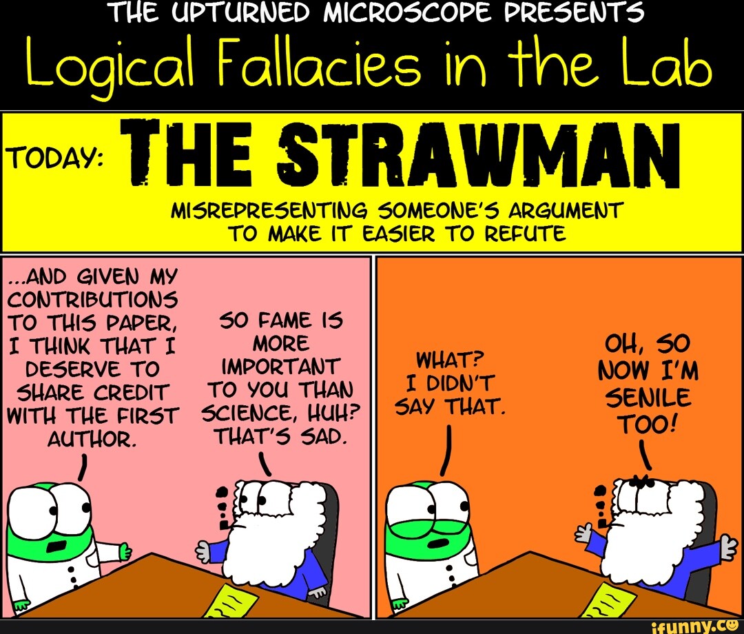 THE UPTURNED MICROSCOPE PRESENTS Logical Fallacies In Tine Lab TODAY T