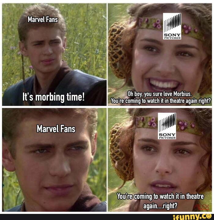 Marvel Fans It's morbing time! I Marvel Fans Oh boy. you sure love ...