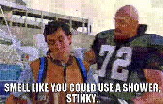 SMELL LIKE YOU COULD USE A SHOWER, STINKY. - iFunny