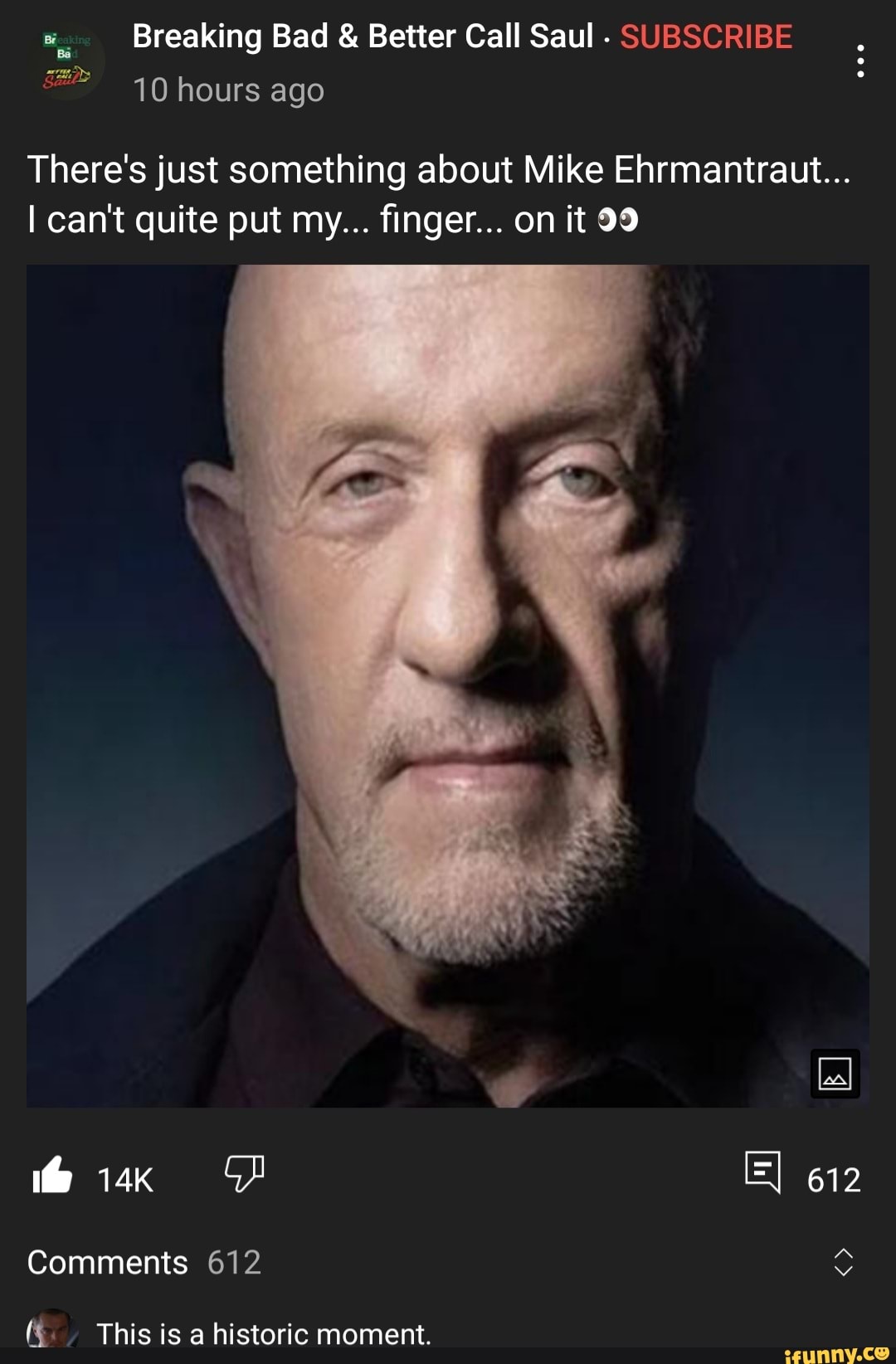 Breaking Bad & Better Call Saul SUBSCRIBE 10 hours ago There's just ...