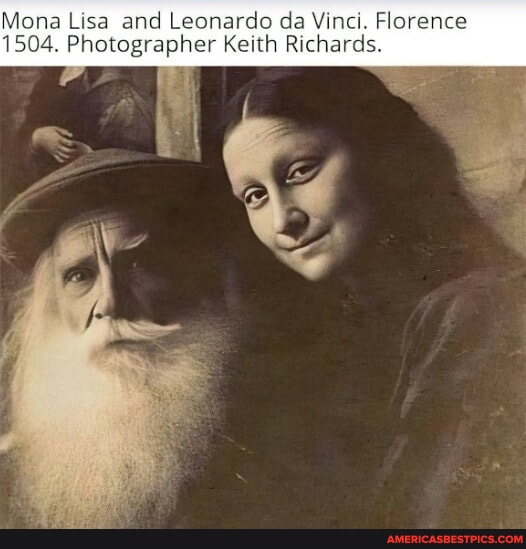 Mona Lisa and Leonardo da Vinci. Florence 1504. Photographer Keith ...