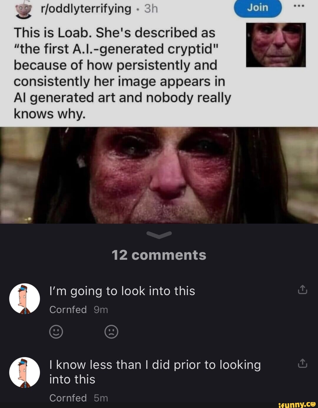 Loab memes. Best Collection of funny Loab pictures on iFunny