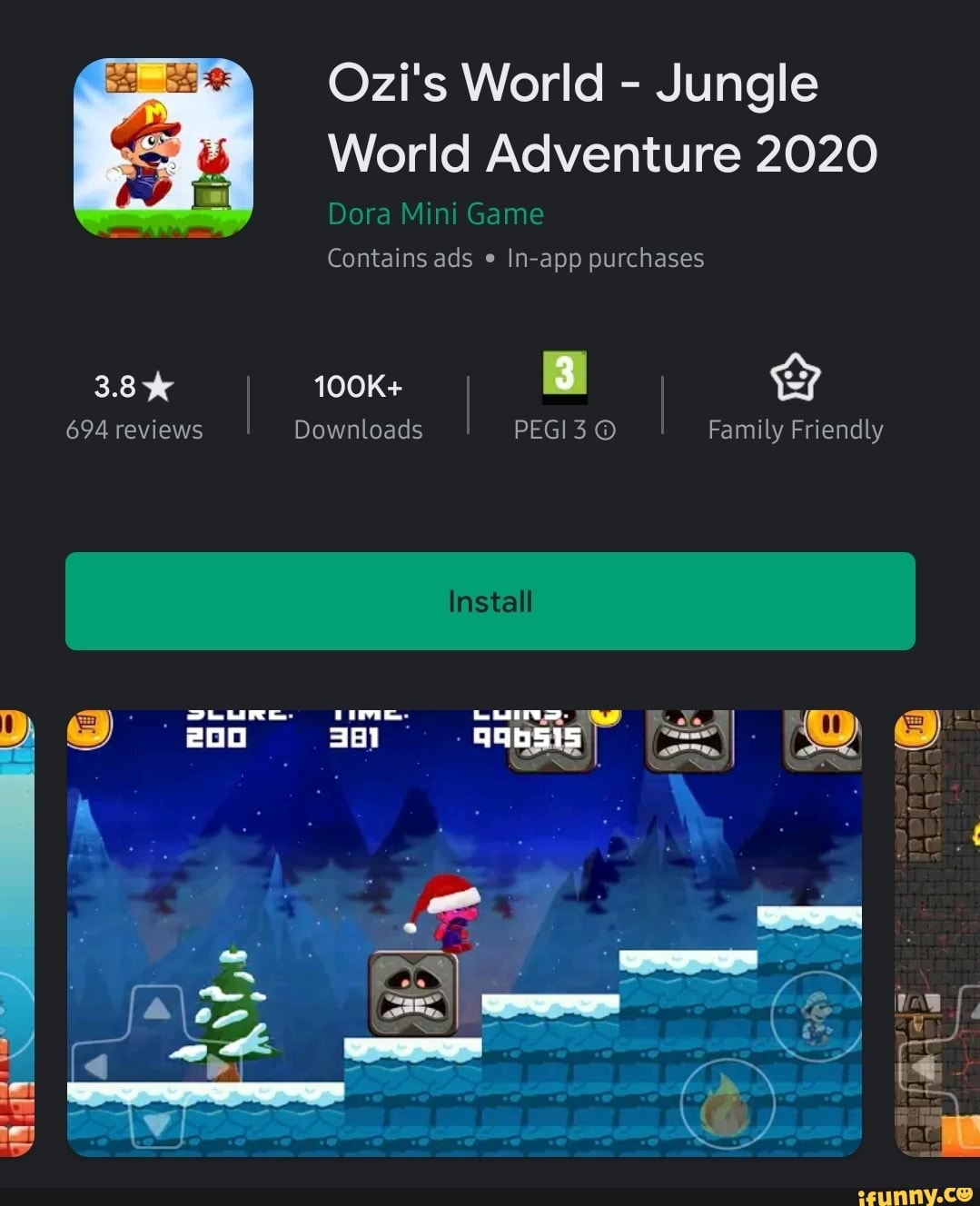 Ozi's World Jungle World Adventure 2020 Dora Mini Game Contains ads e ...