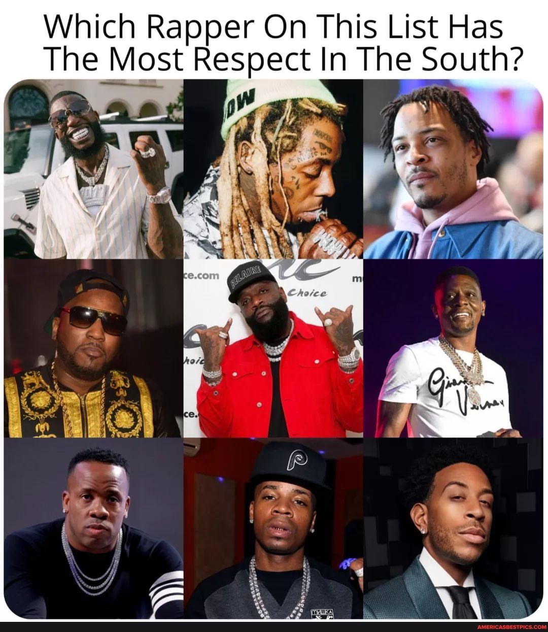 Which Rapper On This List Has The Most Respect In The South? - America ...