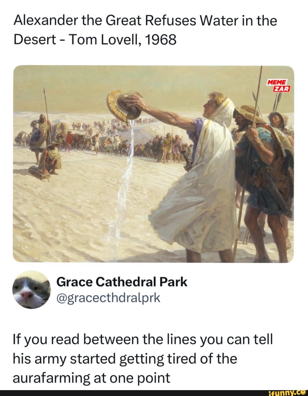 Alexander the Great Refuses Water in the Desert - Tom Lovell, 1968 I ap ...