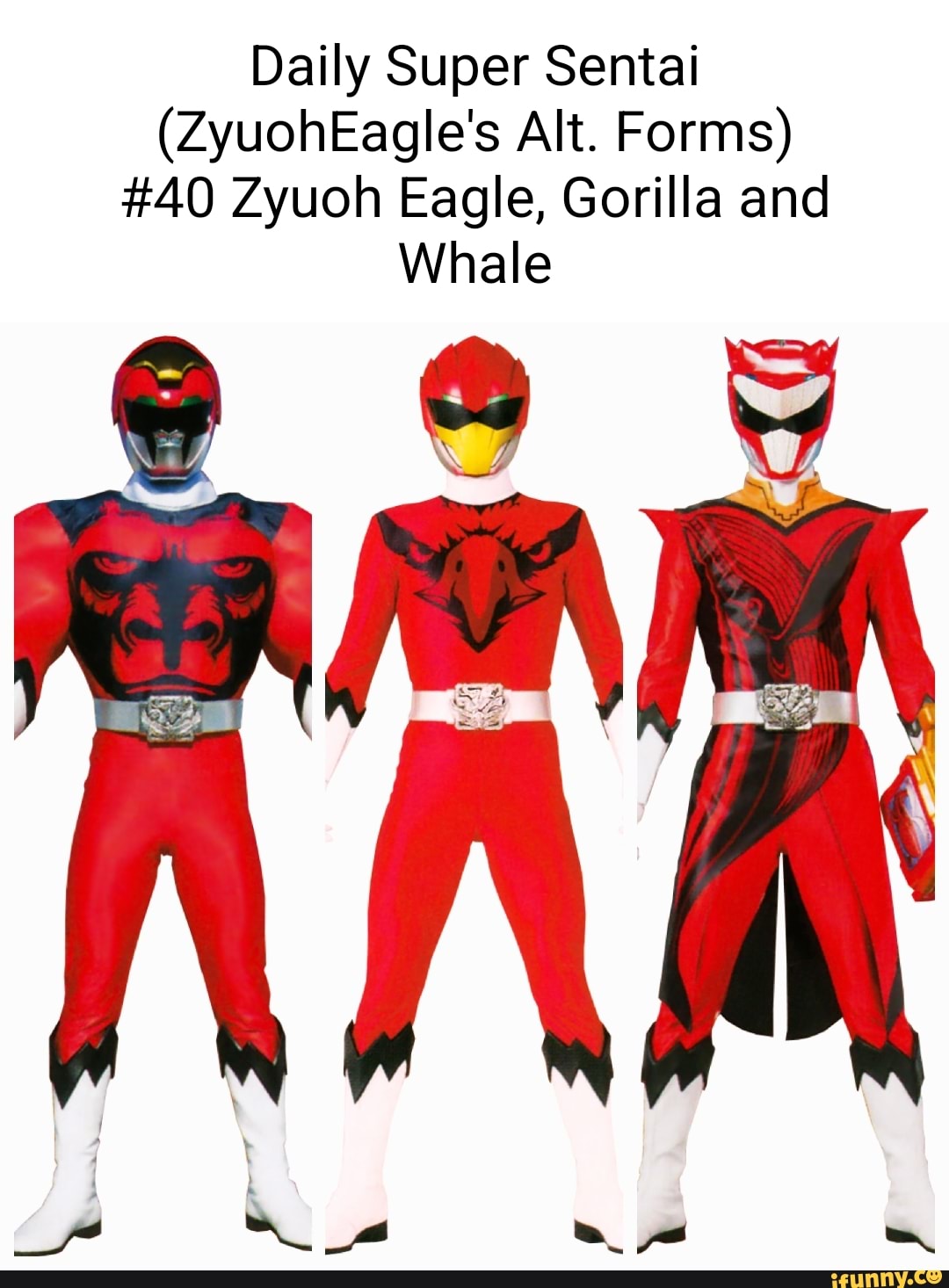 Daily Super Sentai (ZyuohEagle's Alt. Forms) #40 Zyuoh Eagle, Gorilla ...