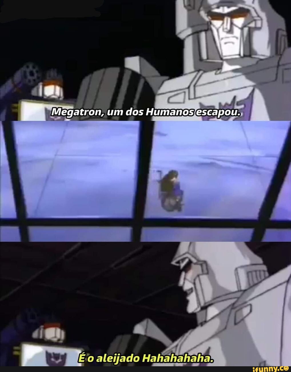 Megatron, um dos Humanos escapou. aleijado - iFunny Brazil