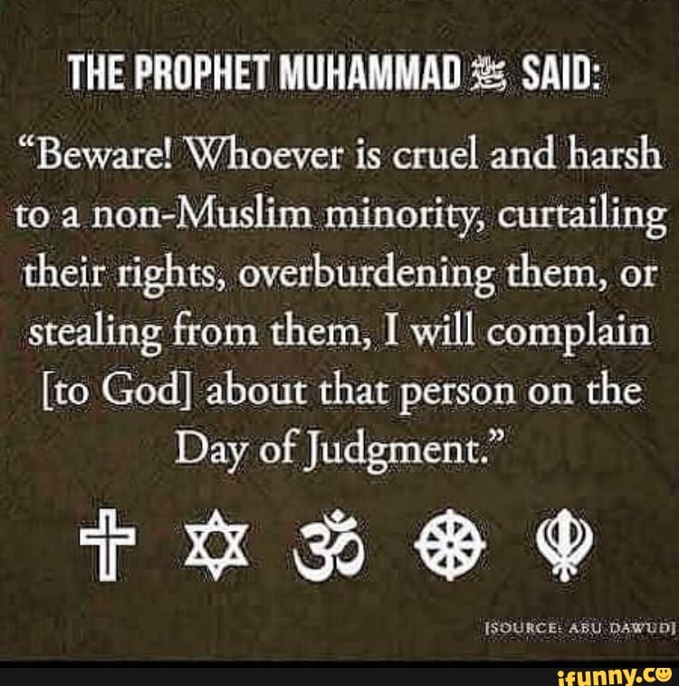 THE PROPHET MUHAMMAD g SAID: “Beware! Whoever is cruel and harsh to a ...
