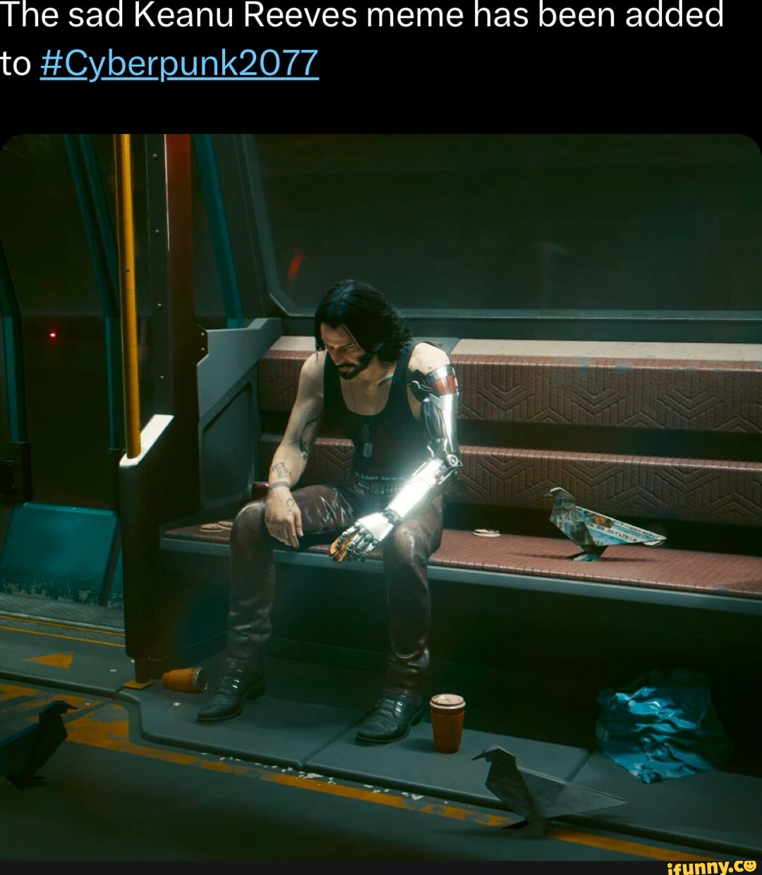 The sad Keanu Reeves meme has been added to - iFunny