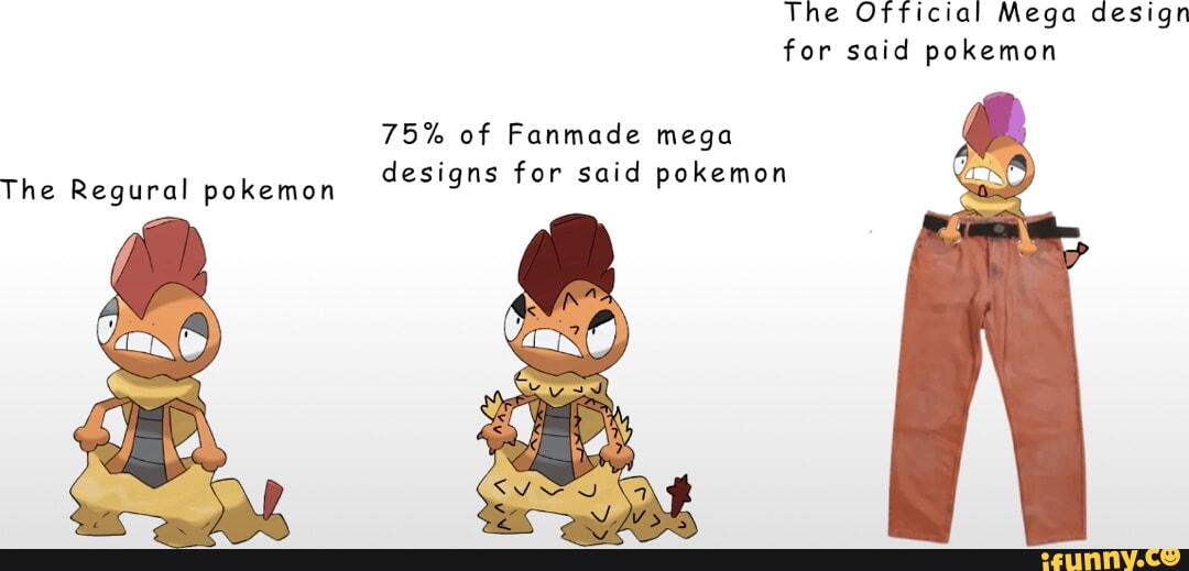 The Official Mega design for said pokemon 75% of Fanmade mega The ...
