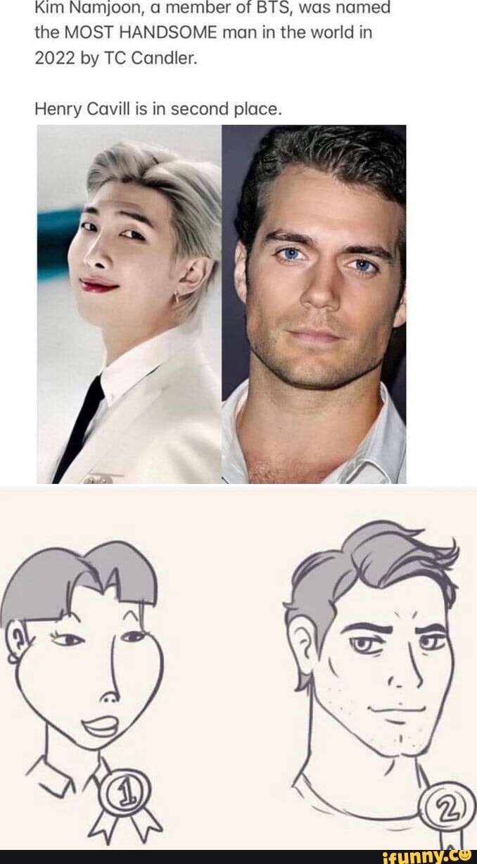 Kim Namjoon, member of BIS, was named the MOST HANDSOME man in the ...