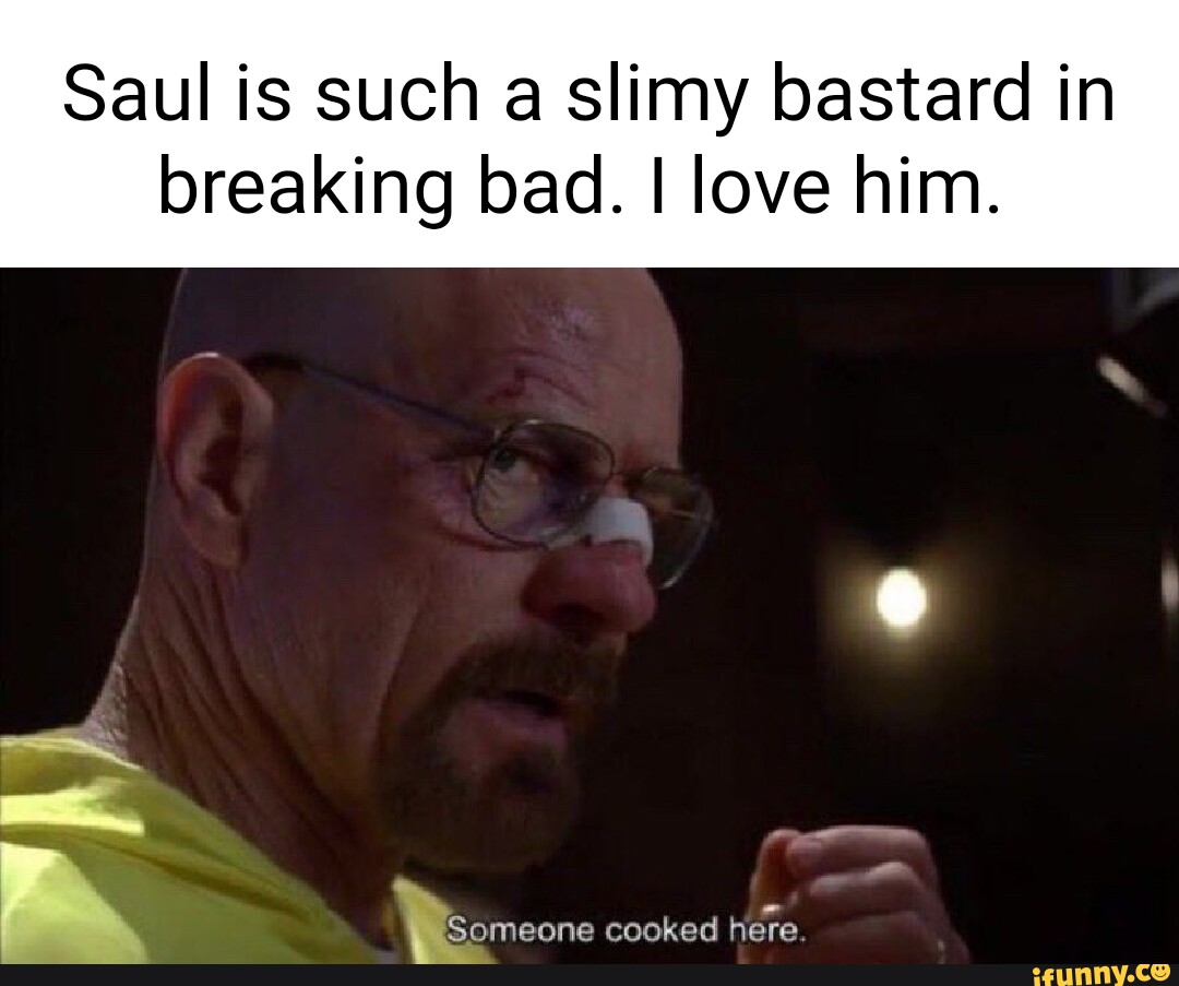 Saul is such a slimy bastard in breaking bad. I love him. Someone ...