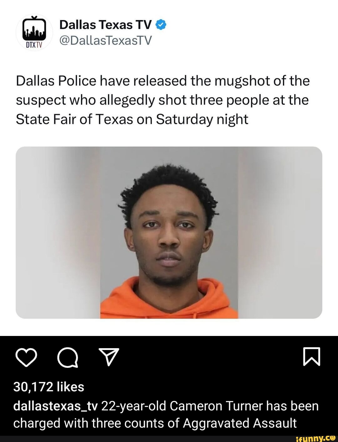 Dallas Texas TV @ DIXTV Dallas Police have released the mugshot of the ...