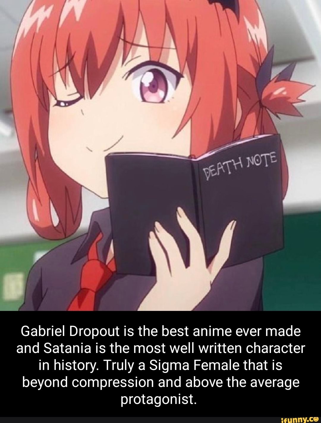 Gabriel Dropout is the best anime ever made and Satania is the most ...