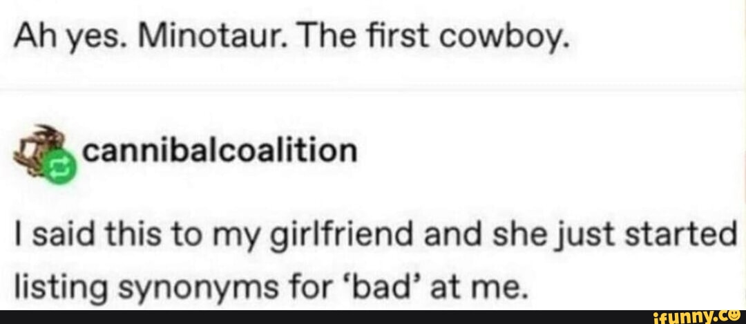 Minotaur memes. Best Collection of funny Minotaur pictures on iFunny