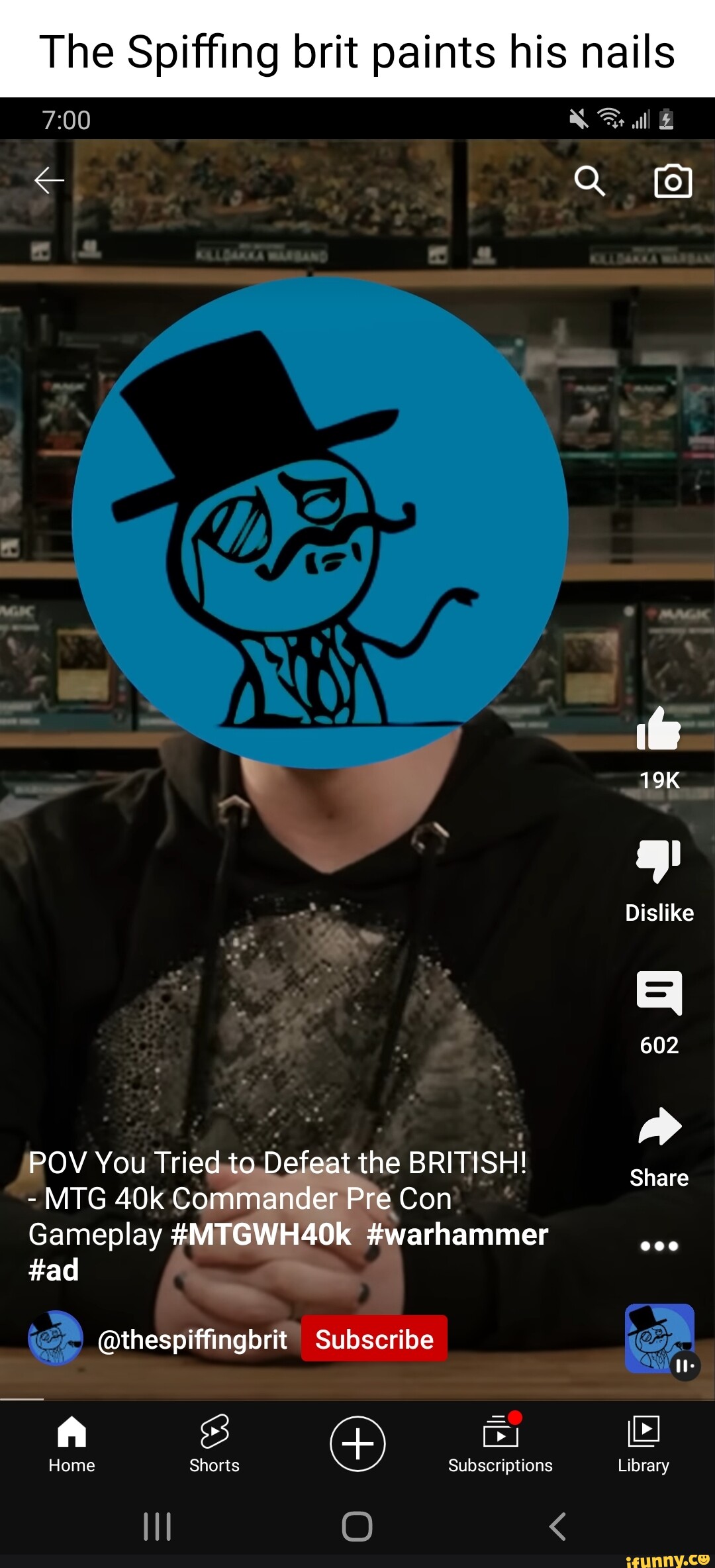 The Spiffing brit paints his nails all POV You Tried to Defeat the ...