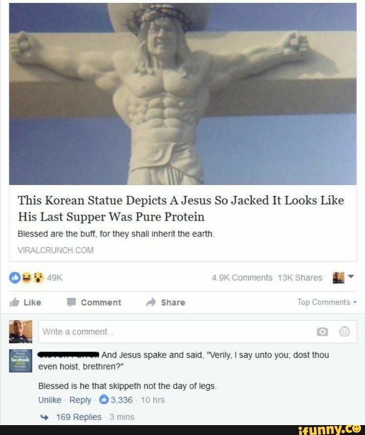 This Korean Statue Depicts A Jesus So Jacked It Looks Like His Last ...