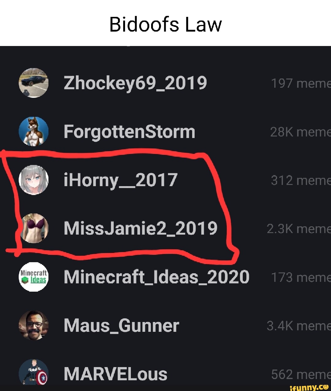 Bidoofs Law Zinockey69_2019 197 meme rorgotienStorm mom" iHorny__2017 ...