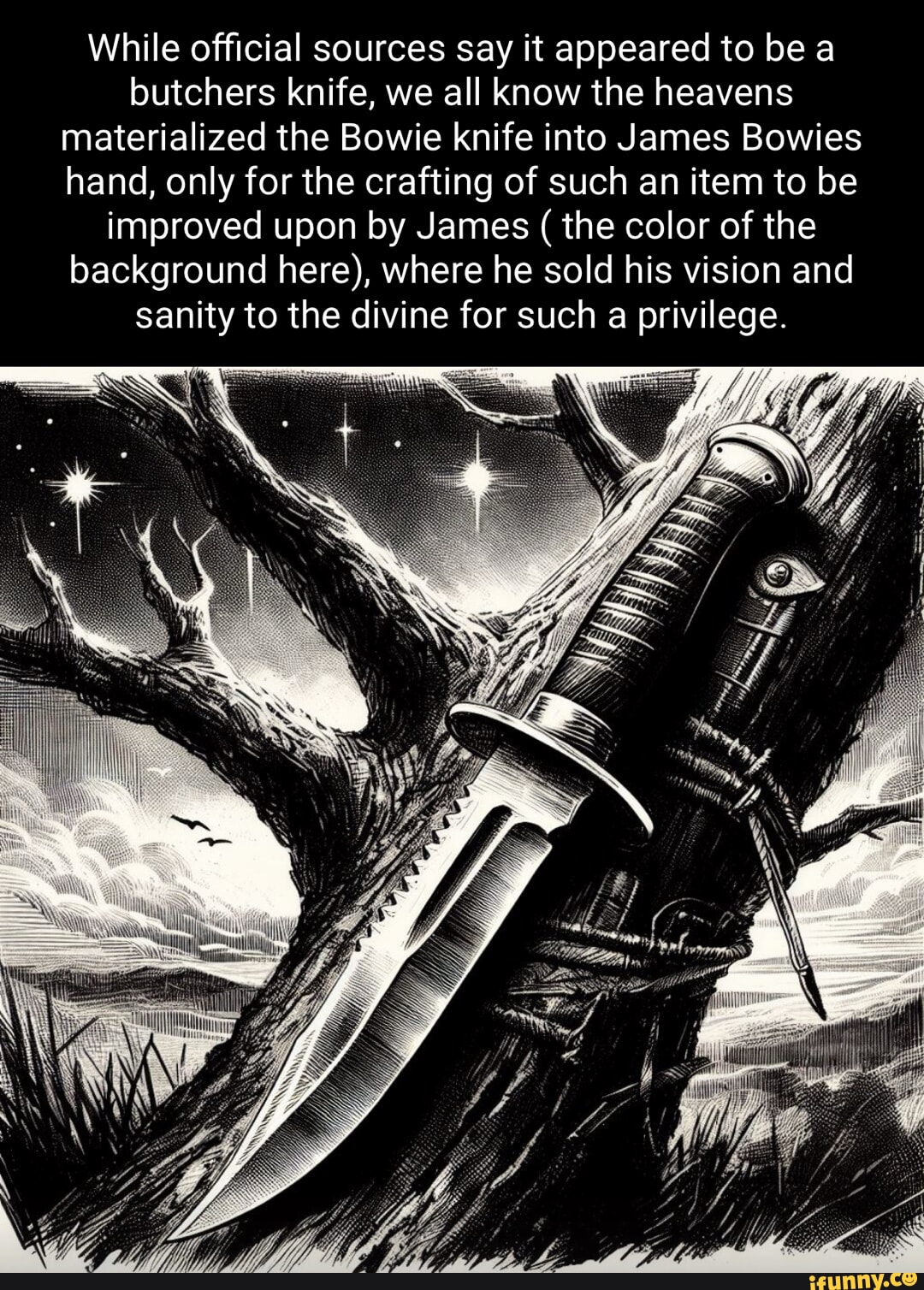 While official sources say it appeared to be a butchers knife, we all ...