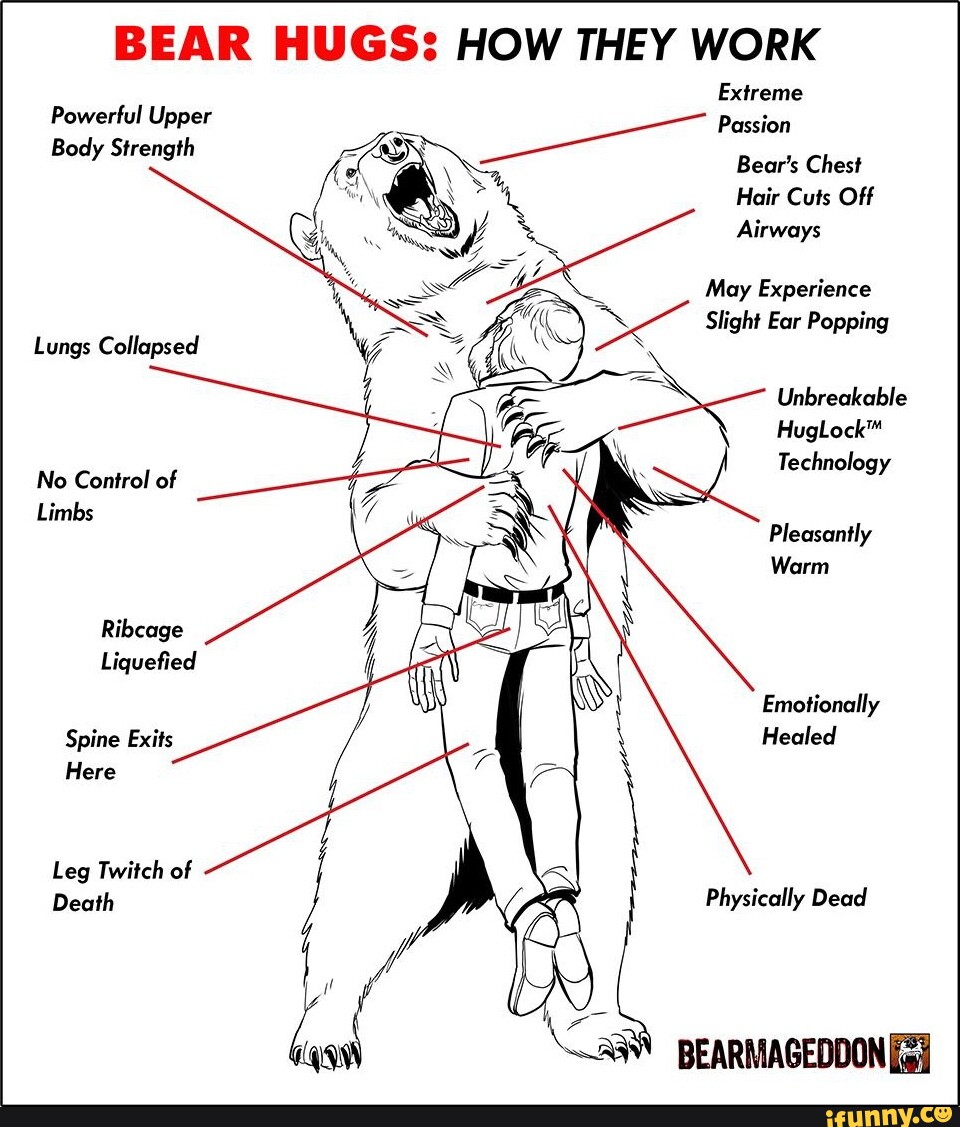 BEAR HUGS: HOW THEY WORK Extreme Passion Bear's Chest Hair Cuts Off ...