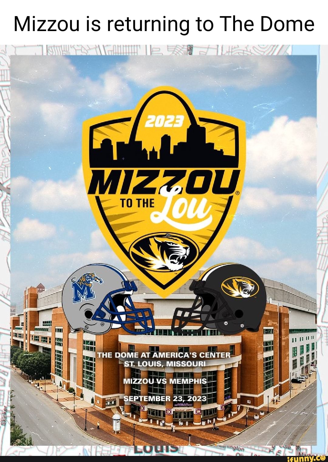 Mizzou is returning to The Dome 2023 THE DOME AT AMERICA'S CENTER ST ...