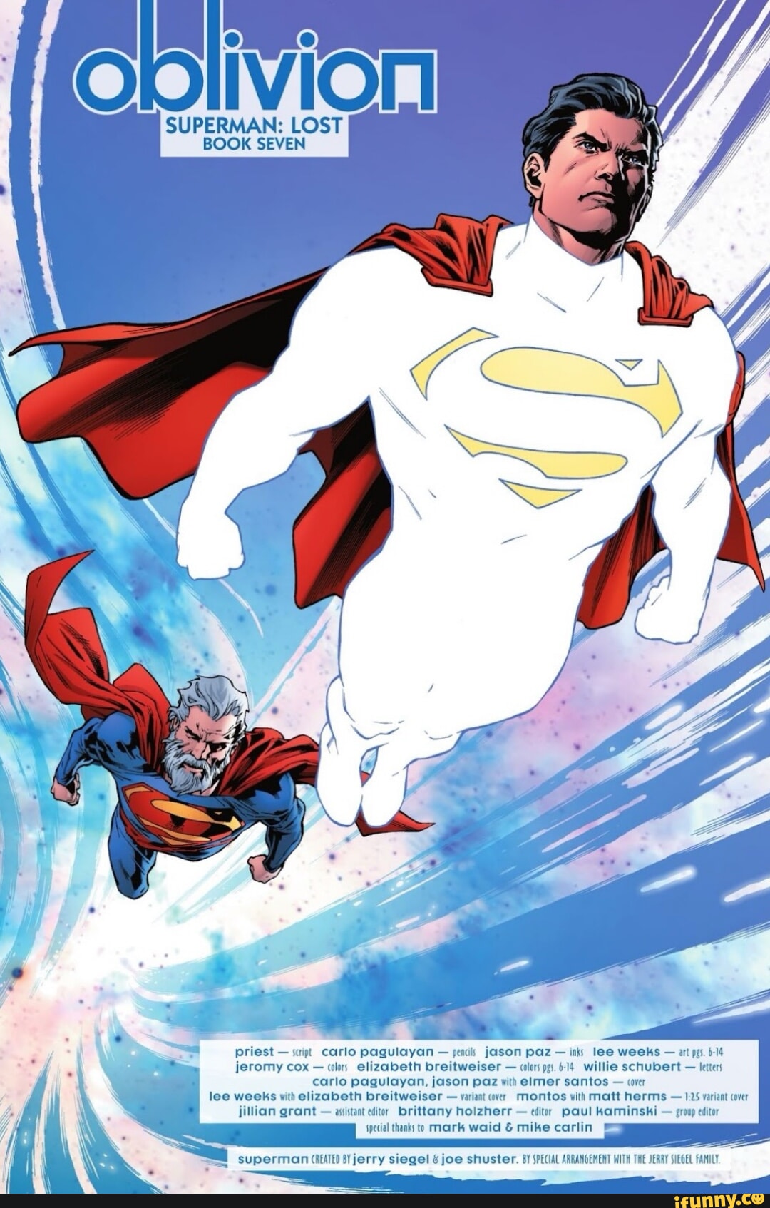 Ioblivion SUPERMAN: LOST BOOK SEVEN priest - script carlo pagulayan ...