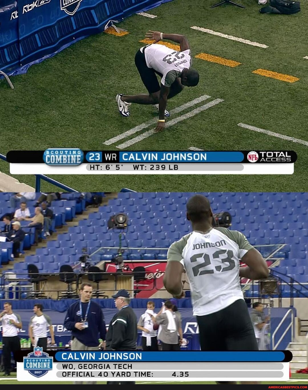 Megatron’s speed was effortless 🤖 📺: 2024 #NFLCombine begins February ...