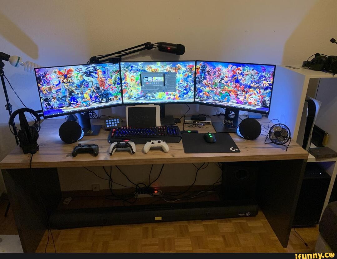 Triple_monitor memes. Best Collection of funny Triple_monitor pictures ...