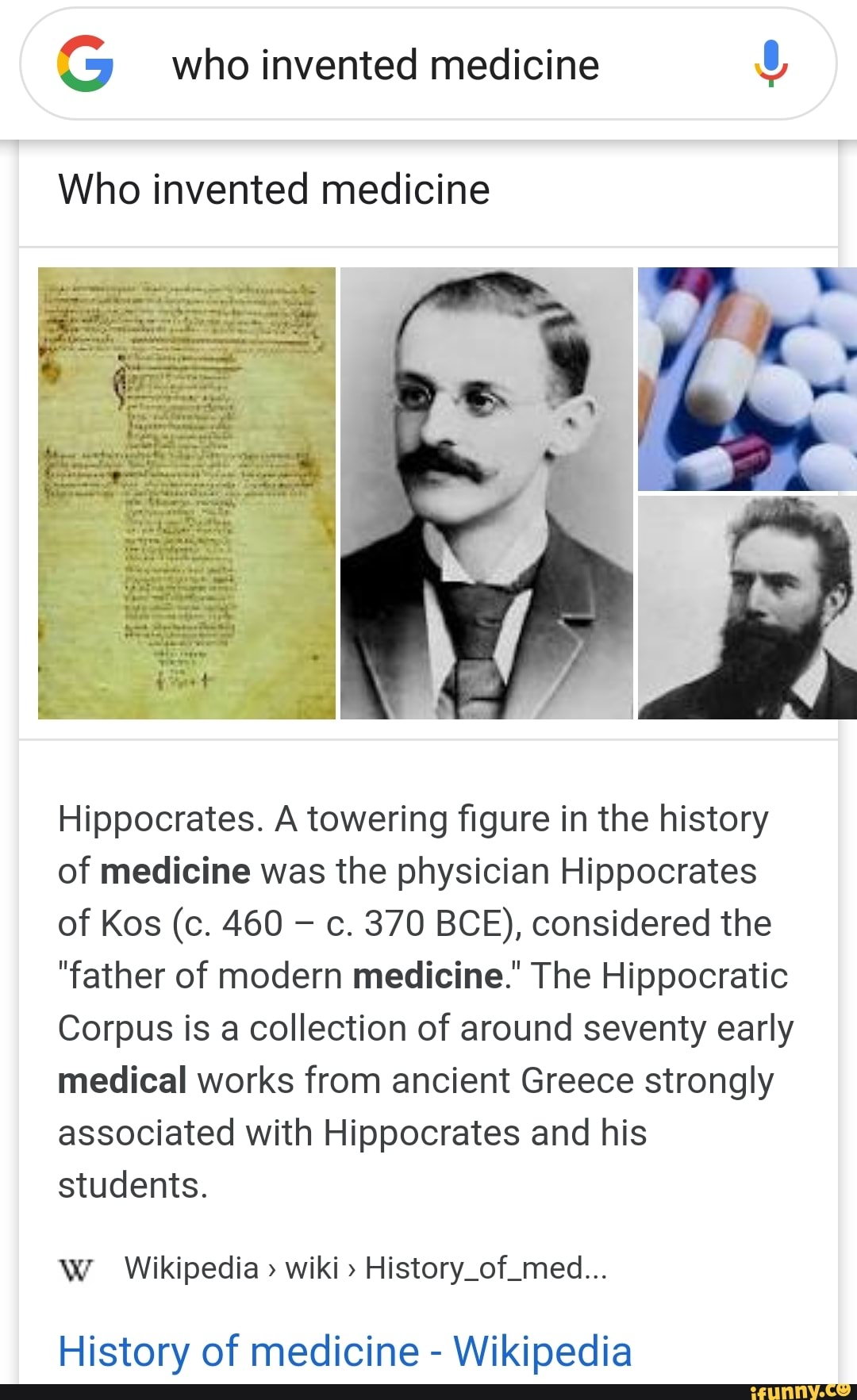 G who invented medicine !; Who invented medicine Hippocrates. A ...