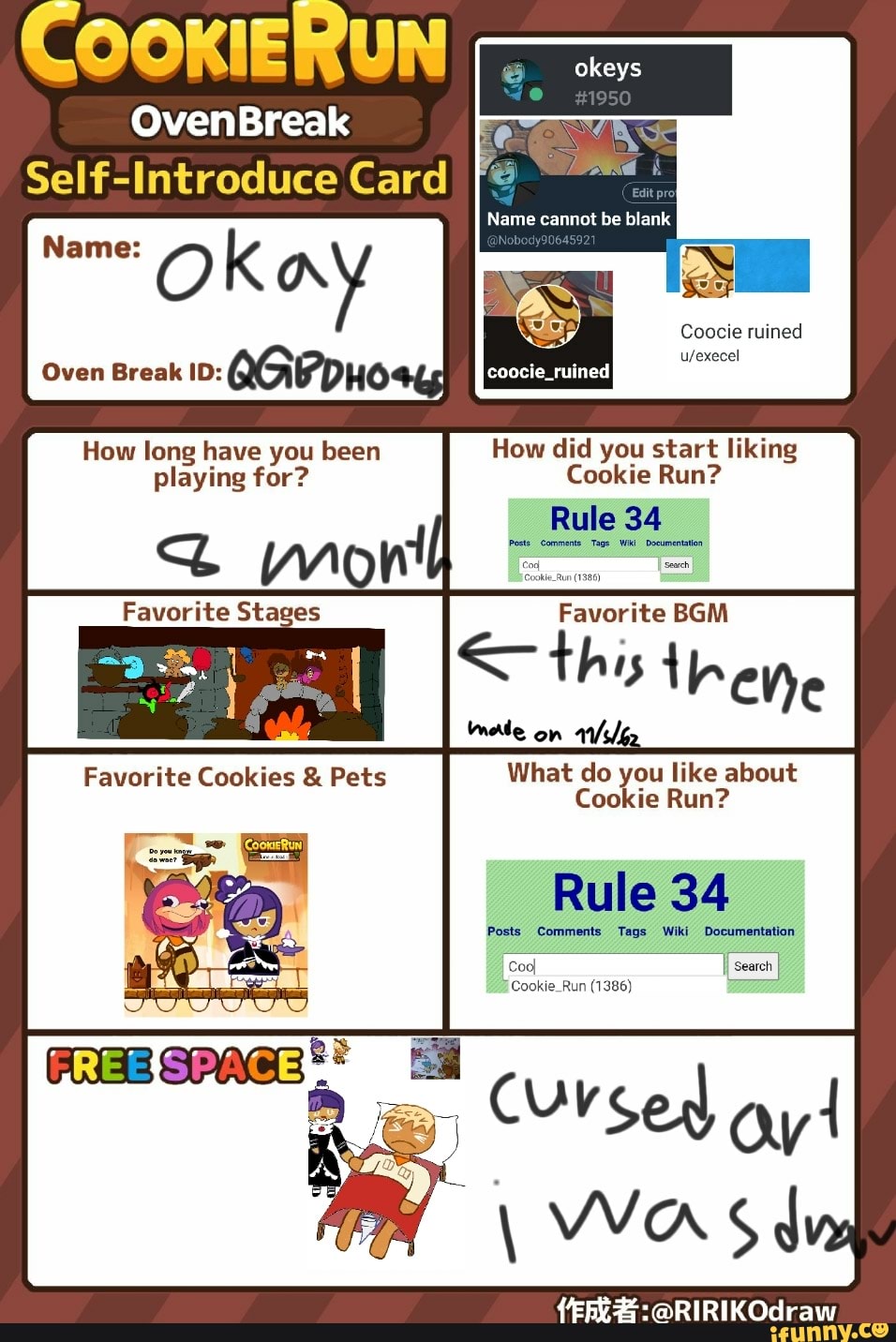 OvenBreak Favorite Cookies & Pets you Cookie Run? Rule 34 Pm commum hn ...