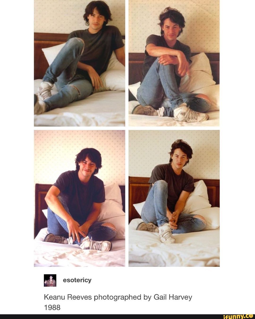 Keanu Reeves photographed by Gail Harvey - iFunny