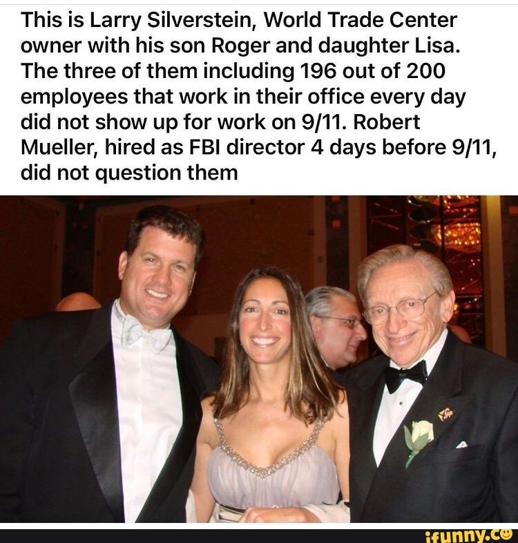 This is Larry Silverstein, World Trade Center owner with his son Roger ...