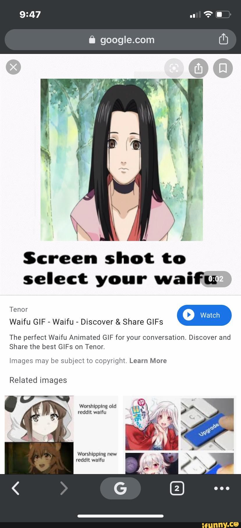 À google.com Screen shot to select your waifu 7 Waifu GIF Waifu ...