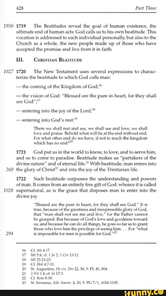 1950 1027 260 1028 428 Part Three 1719 The Beatitudes reveal the goal ...