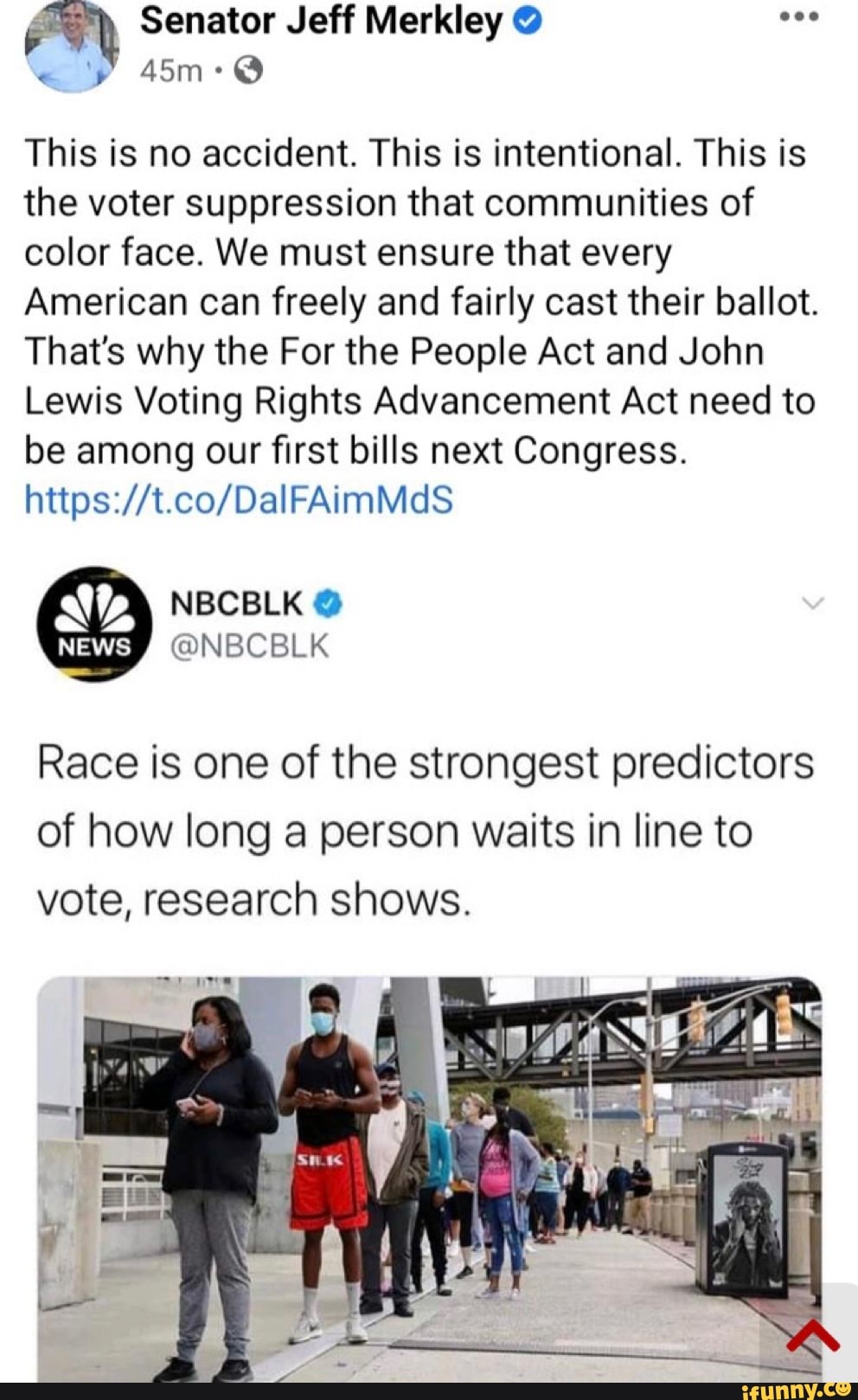 Senator Jeff Merkley This is no accident. This is intentional. This is ...