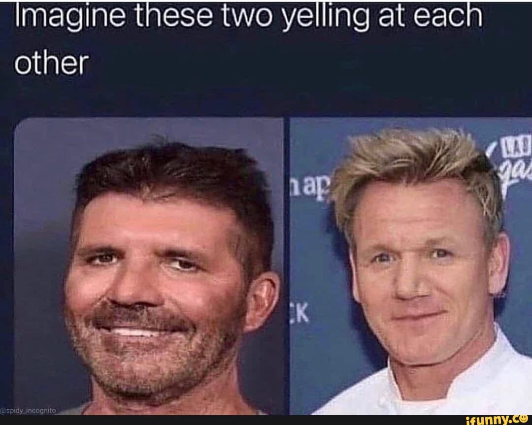 Imagine these two yelling at each other - iFunny