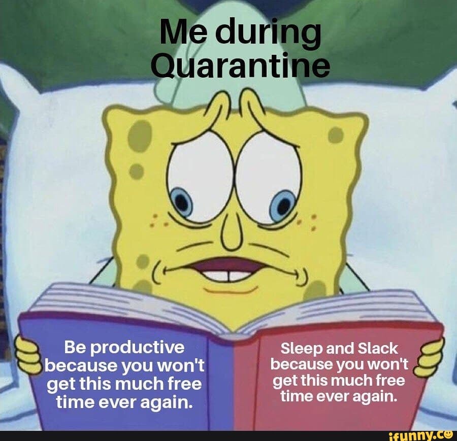Be productive Sleep and Slack because you won't because you won't & get ...