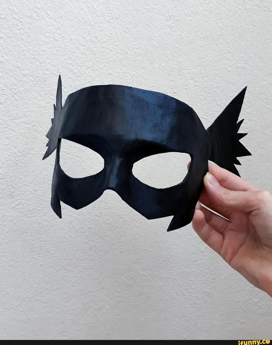 I made Bakugo's hero mask from My Hero Academia - iFunny