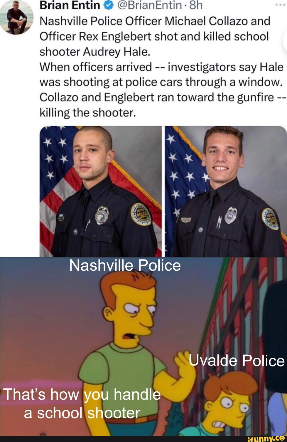 Brian Entin @BrianEntin- - Nashville Police Officer Michael Collazo and ...