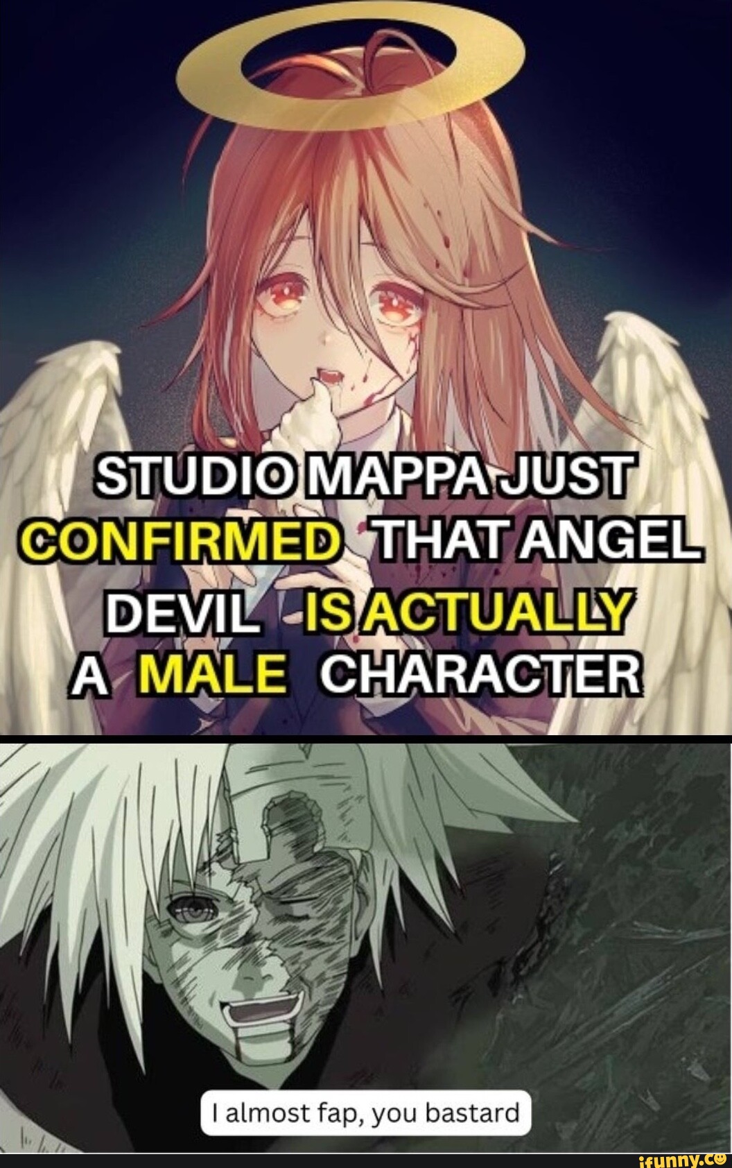 STUDIO MAPPA JUST THAT ANGEL DEVIL A CHARACTER I almost fap, you ...