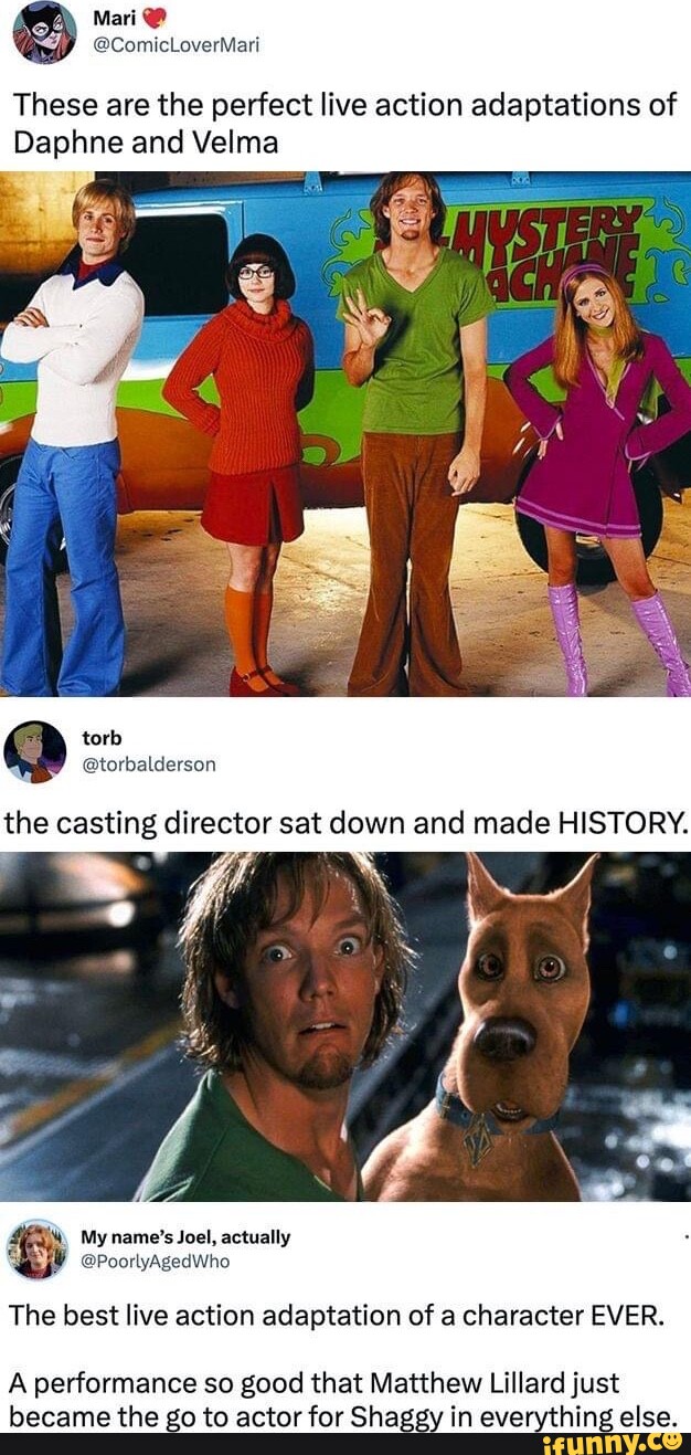 Mari These are the perfect live action adaptations of Daphne and Velma ...